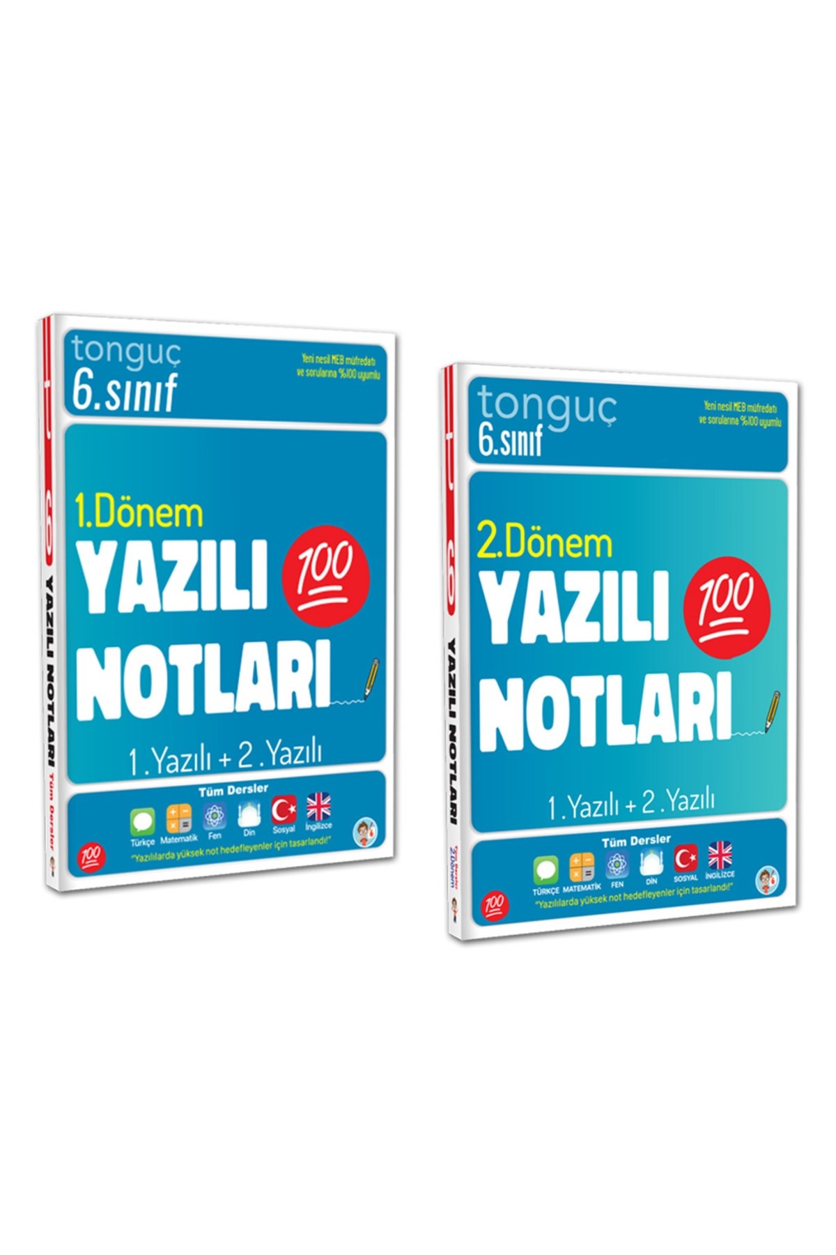 6. Sınıf Yazılı Notları Seti - 2 Kitap - 1. ve 2. Dönem - 1 Ve 2 Yazılı ...